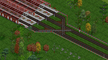 OpenTTD | Building railway stations